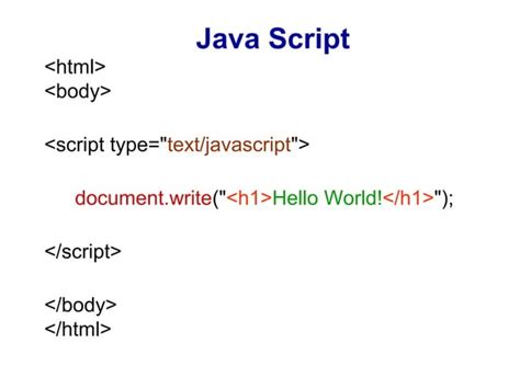 Javascript Part 1 Ppt