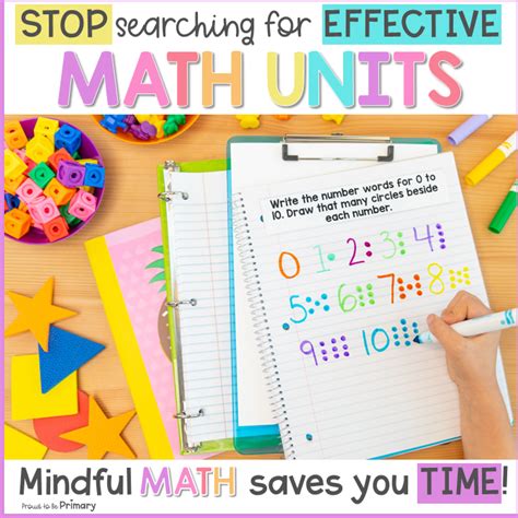 Kindergarten And First Grade Math Curriculum 20 Unit Bundle Proud To Be Primary