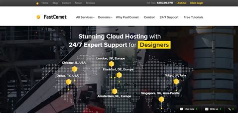 Fastcomet Server Locations Boosting Performance Worldwide