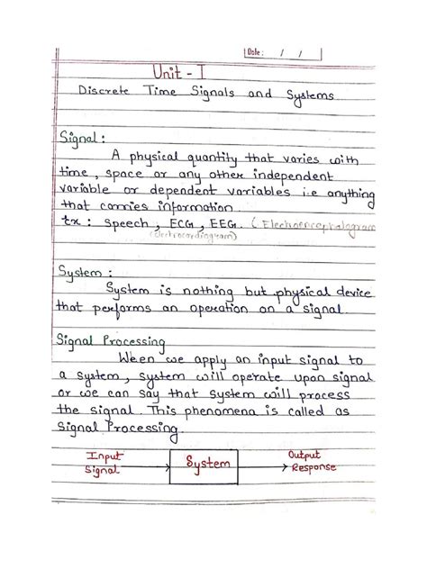 Dsp Notes Sgbau University Pdf