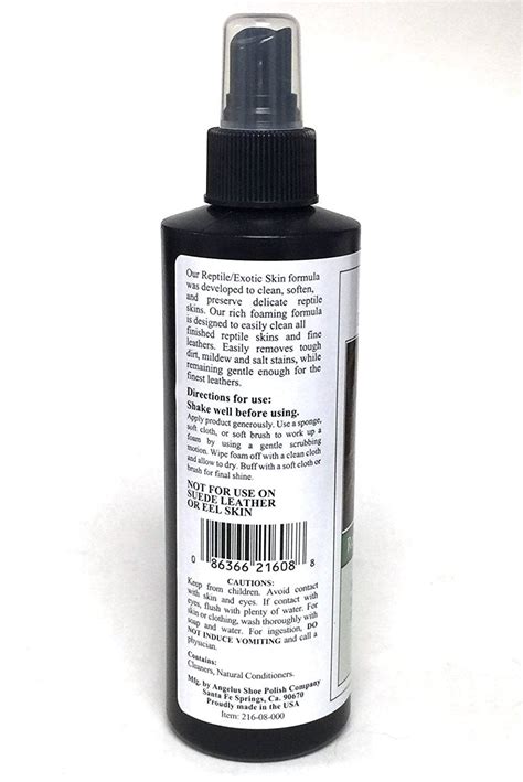 Angelus Reptile And Exotic Skin Cleanerconditioner Pump Model Shoe Renew