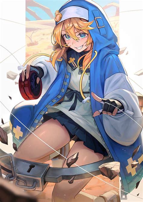Bridget Guilty Gear Guilty Gear Video Game Girls Blonde Blue Eyes