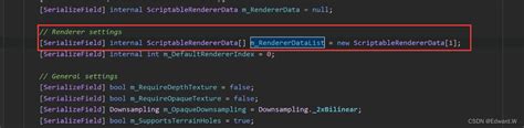 用脚本添加urp的rendererdata unity scriptablerendererdata csdn博客