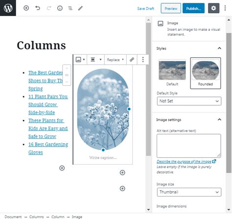 Gutenberg Responsive Columns Vs Zeguten Section Block