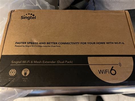 BNIB Singtel Wifi Mesh Extender Dual Pack Computers Tech Parts Accessories Networking