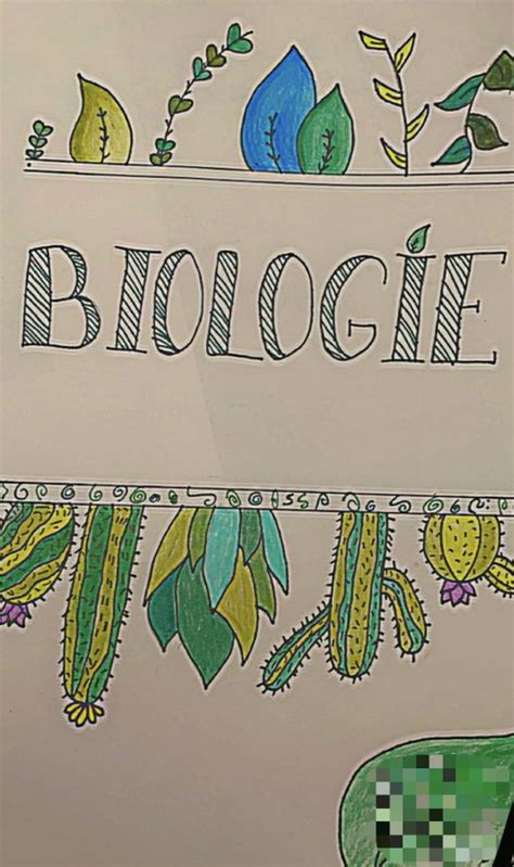 Biologie Deckblatt