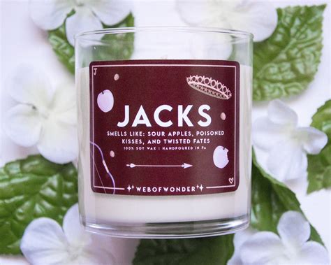 Jacks Character Inspired 100 Soy Wax Candle Once Upon A Broken Heart
