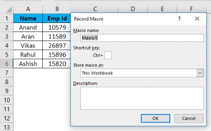 Record Macro In Excel How To Record Macro In Excel