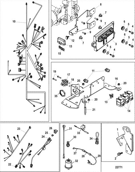 Mercruiser 6 2l Mpi Mie Electrical Components Digital Sn 1a091517