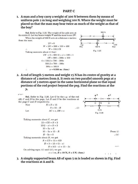 Unit Ii Part C Answer Key Docx 1 Pdf Force Weight