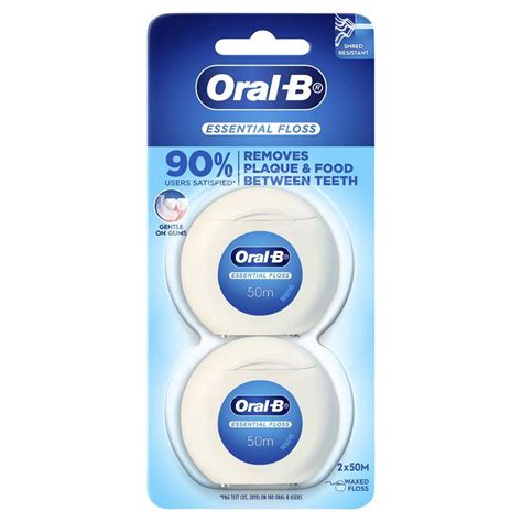 Buy Oral B Essential Floss 2x50m Online at Chemist Warehouse®