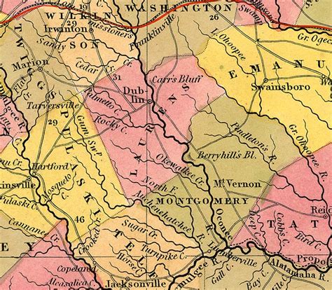 Gagenweb Laurens County Maps