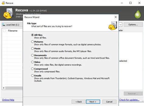 برنامه Recuva بازیابی آسان تر فایل های حذف شده