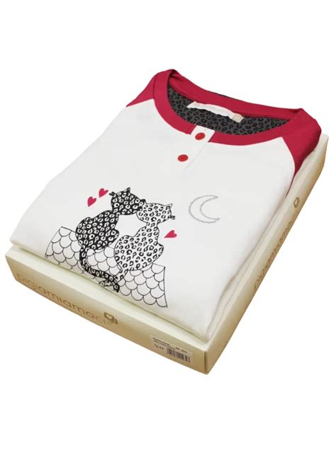 Pigiama Donna In Caldo Cotone Pigiamiamoci 2614 IntimoCasa It