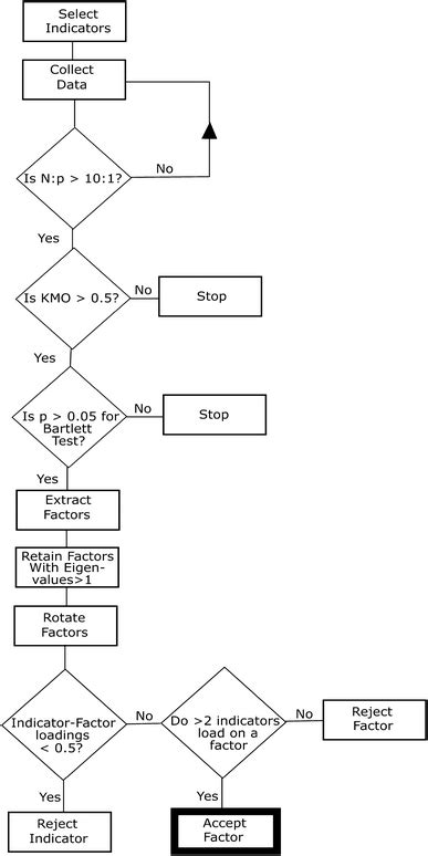 The Key Steps Involved In Exploratory Factor Analysis Download Scientific Diagram