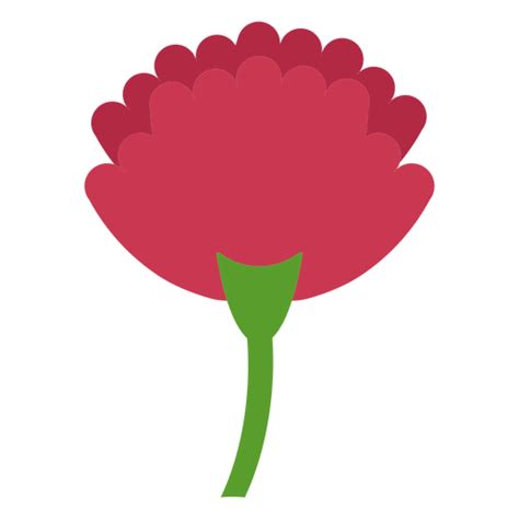 Tulip Flower Semi Flat Png And Svg Design For T Shirts