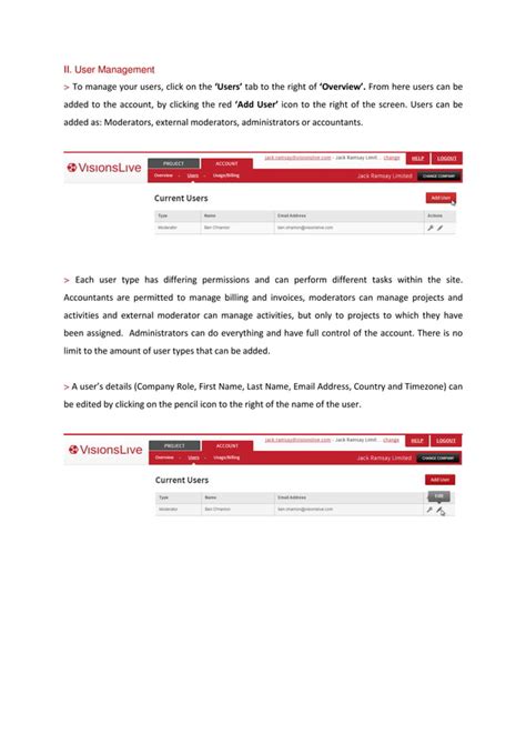 visionslive administrator quick start guide pdf technology