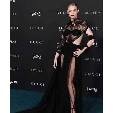 Elle Fanning Showed Her Lingerie In A See Through Dress 27 Photos