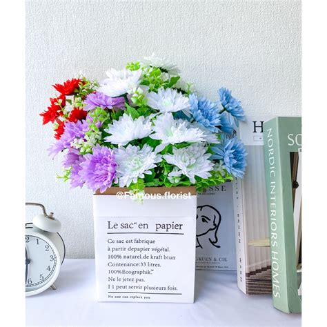 Jual Bunga Seruni Mini X 7 Artificial Shopee Indonesia