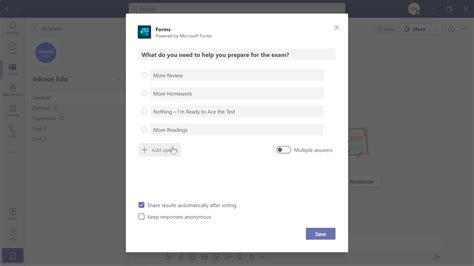 How To Poll In Microsoft Teams Ways For Teachers 46 Off
