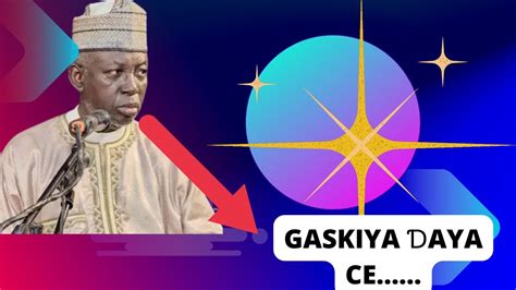 GASKIYA 1 CE MALAM YA FUTO YA FILI YA FAƊA WA AL UMMA CEWA BA DAIDAI BANE SU DINGA YIN
