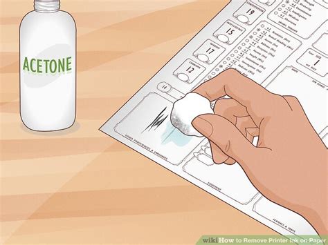 How To Remove Printer Ink On Paper Steps With Pictures