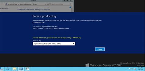 The Product Key Looks Windows Server 2012 R2 Std Microsoft Qanda