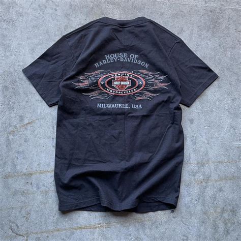Vintage Harley Davidson Tee Vintage Thrift Depop