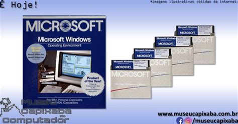 O Sistema Operacional Microsoft Windows 1 0 De 1983 Mcc Museu