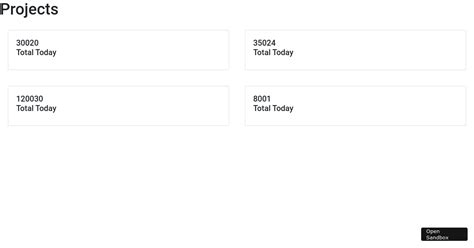 Dynamic Cards Forked Codesandbox