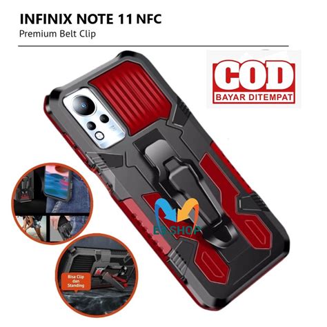 Jual INFINIX NOTE NFC CASING STANDING BACK KLIP HARD CASE ROBOT NEW COVER Shopee Indonesia