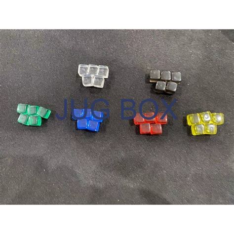 8mm Translucent Cube Token For Prototype 5pcs Shopee Malaysia