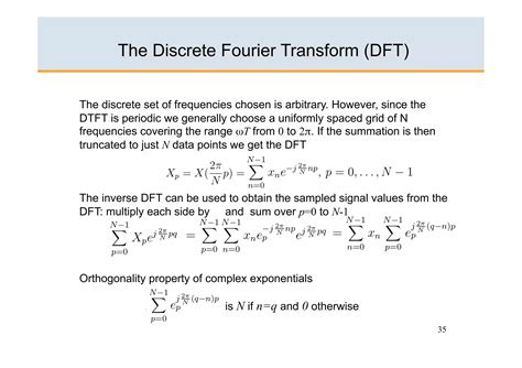 Brief Review Of Fourier Analysis Ppt