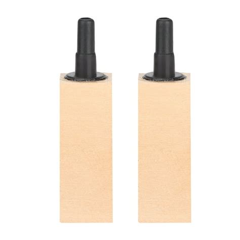 2pcsset Wooden Air Bubble Stone Diffuser Wooden Air Stone Aquarium Air