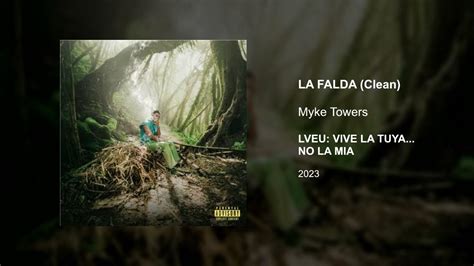 Myke Towers La Falda Clean Version Youtube