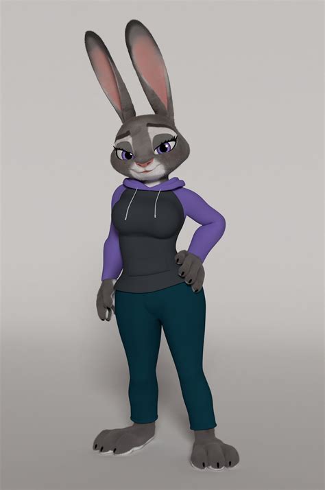 Judy Hopps Render Model By Fynamic On Deviantart