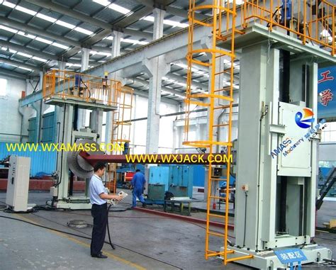 HTLHB Ton Three Axis Head And Tail Hydraulic Lifting Variable Revolving Speed Rotary Weld