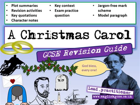 A Christmas Carol Revision Guide Teaching Resources
