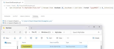 How To Rename Files With Date In Powershell