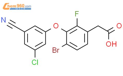 1007572 07 72 4 Bromo 3 3 Chloro 5 Cyanophenoxy 2 Fluorophenyl