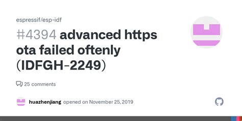 Advanced Https Ota Failed Oftenly Idfgh Issue