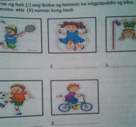 Mga Kilos Di Lokomotor Larawan K To 12 Grade 1 Learni