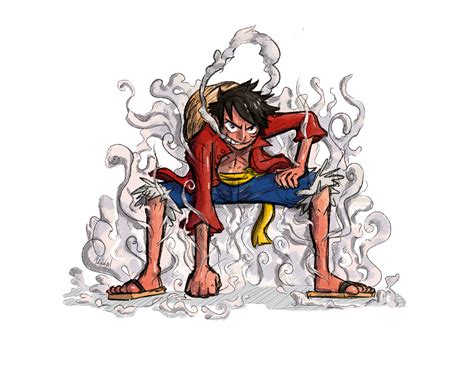 Luffy Fakemon Oc R Fakemonluffy Gear Second Pose