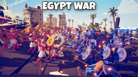 Egypt War In Tabs Totally Accurate Battle Simulator Youtube