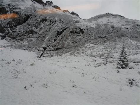 The Way Between Jungfraubahn And Jungfraujoch Stock Image Image Of