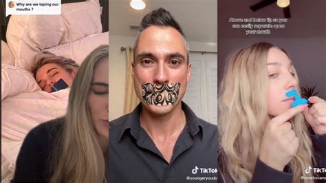 La Tendencia De Tiktok De Dormir Con La Boca Tapada Podría Ser