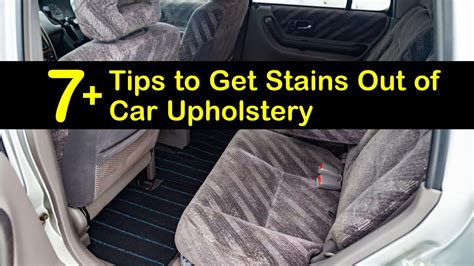 How To Clean Badly Stains Car Seat In Home