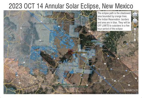 14 Oct 2023 Eclipse Mpa For New Mexico With Indian Reservations Other