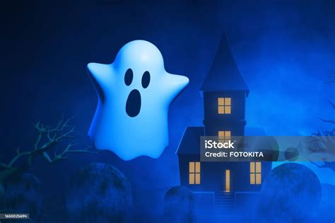 만화 재미 비행 하얀 유령 시트 묘지 묘지 3d 그림에 유령의 집 귀신에 대한 스톡 사진 및 기타 이미지 귀신 연기 물리적