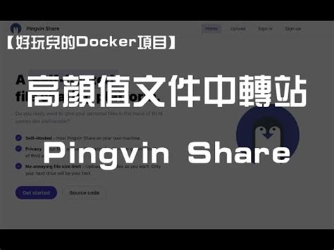好玩儿的Docker项目Pingvin Share一个专注于文件分享的高颜值轻量小工具 YouTube